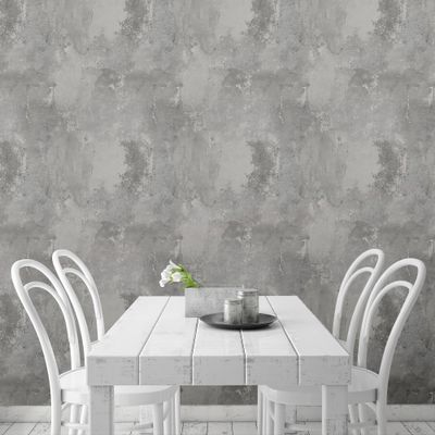 Wanderlust Concrete Grey Industrial Effect Wallpaper WL1201 | WL1201